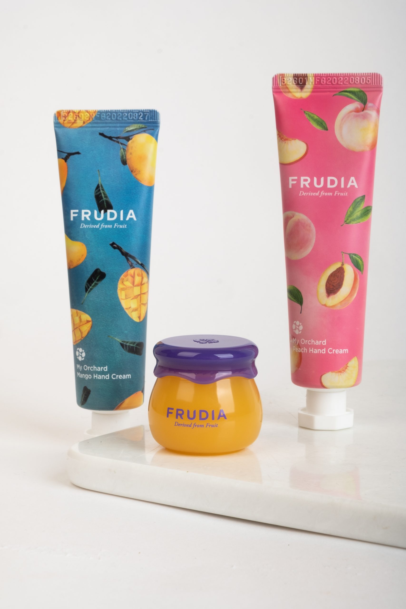 FRUDIA Набор для рук и губ Hello Winter (манго, персик, черника ...