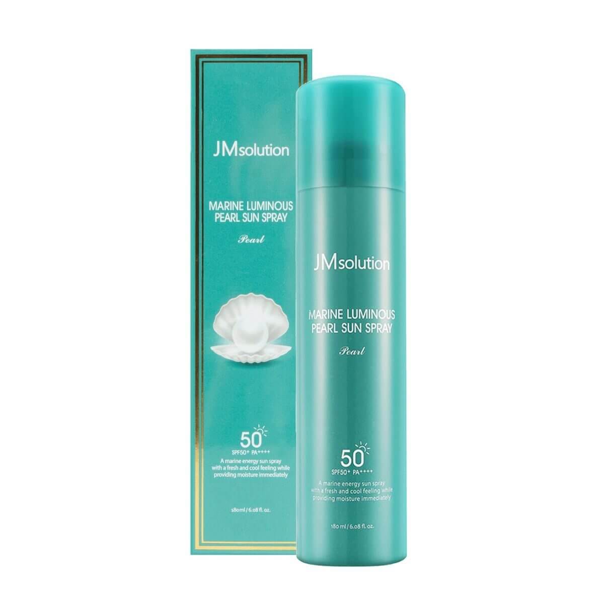 JM Solution Спрей для лица с фактором защиты SPF50+ с жемчугом, 180мл ...